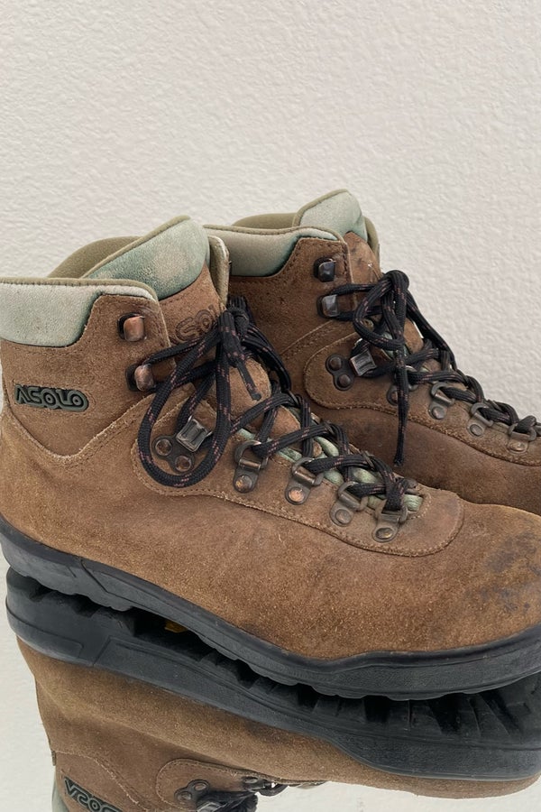 ASOLO Women’s Brown Suede Leather Vibram Lace Up O | Nuuly Thrift