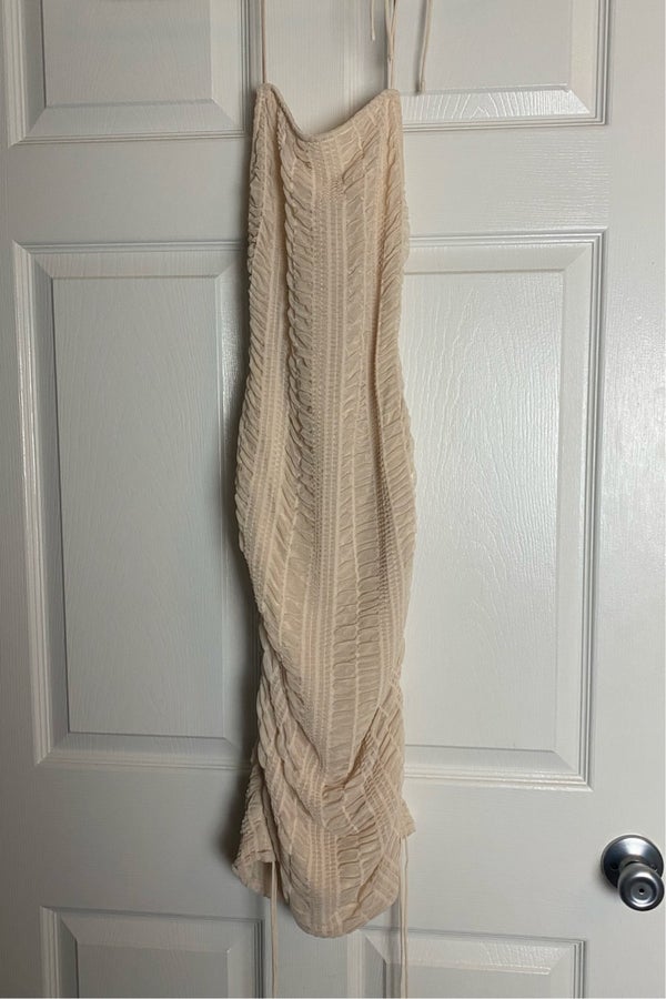 Mesh, cinch-able body-con dress | Nuuly Thrift